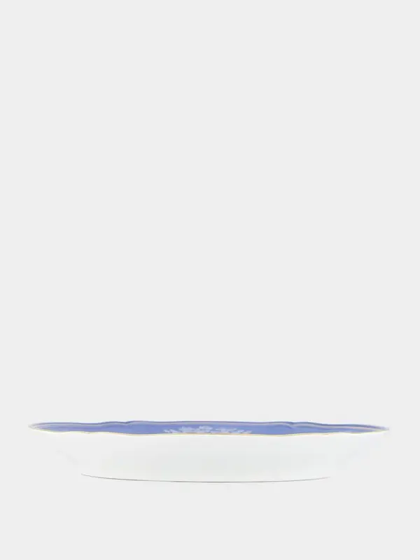 GINORI 1735 Oval Flat Platter - Blue