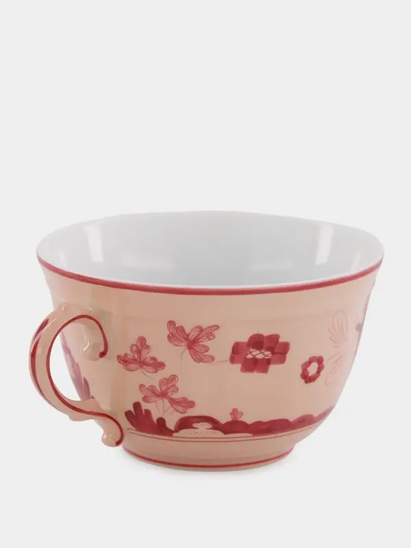 GINORI 1735 Oriente Italiano Vermiglio Tea Cup - Red