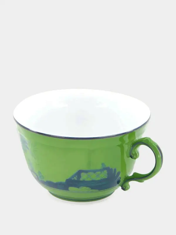 GINORI 1735 Oriente Italiano Tea Cup 220ml - Green