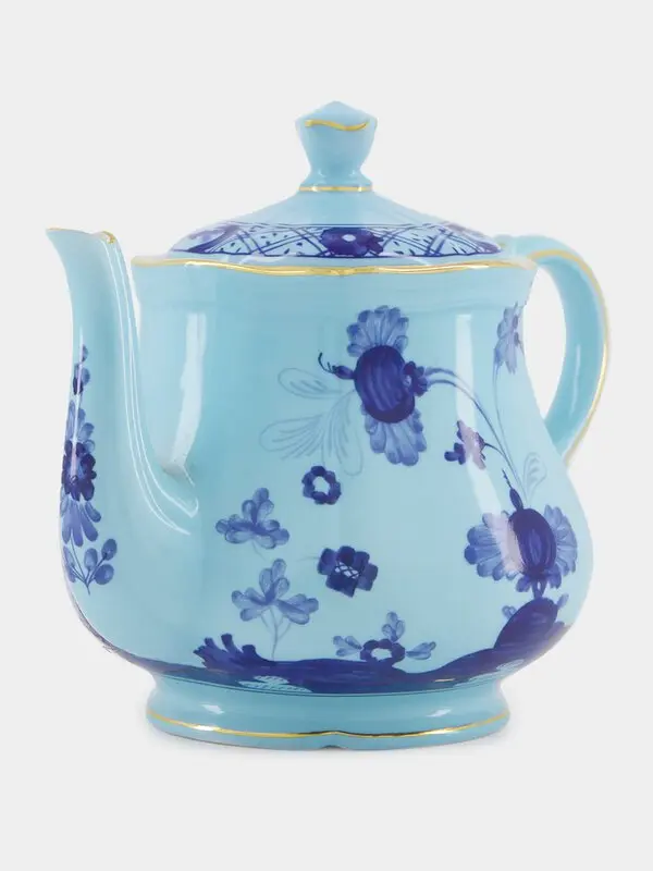 GINORI 1735 Teapot With Cover For 6 - Blue