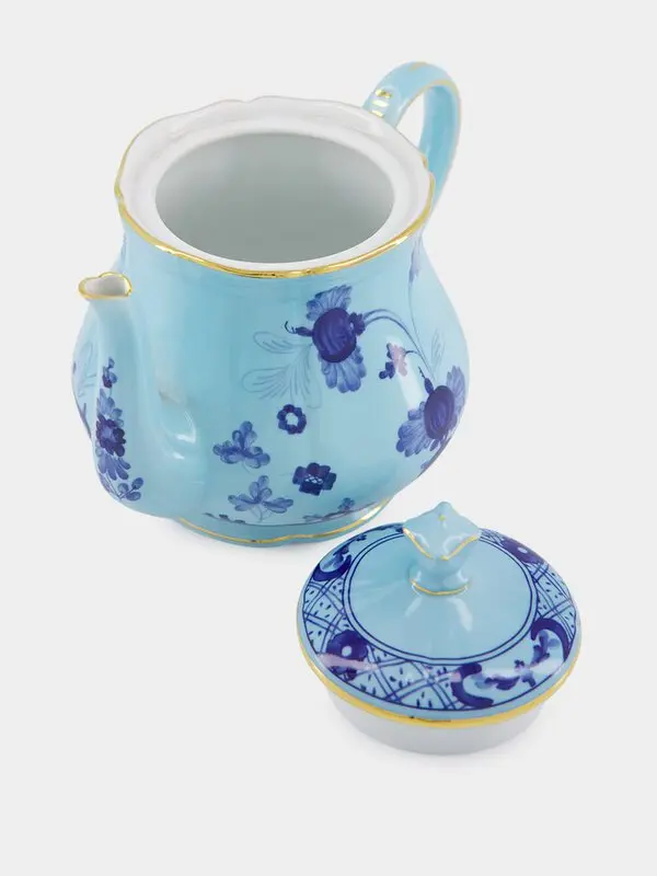 GINORI 1735 Teapot With Cover For 6 - Blue