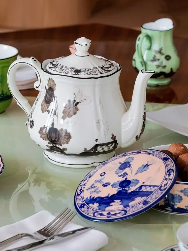 GINORI 1735 Oriente Italiano Albus Teapot - White