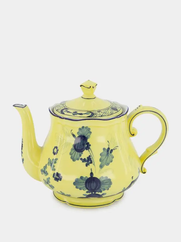 GINORI 1735 Oriente Italiano Teapot - Yellow
