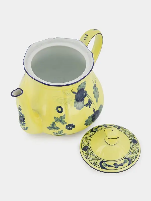 GINORI 1735 Oriente Italiano Teapot - Yellow