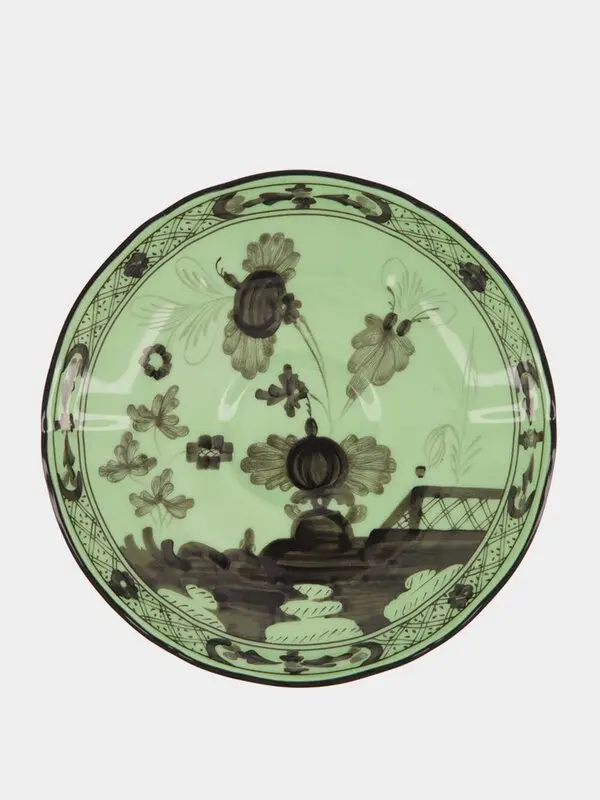 GINORI 1735 Oriente Italiano Bario Coffee Saucer - Green