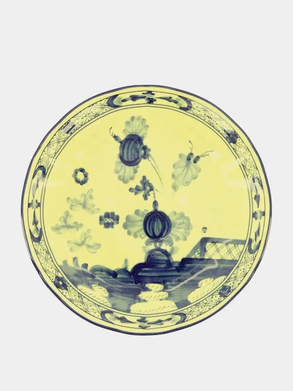 GINORI 1735 Oriente Italiano Coffee Saucer - Yellow
