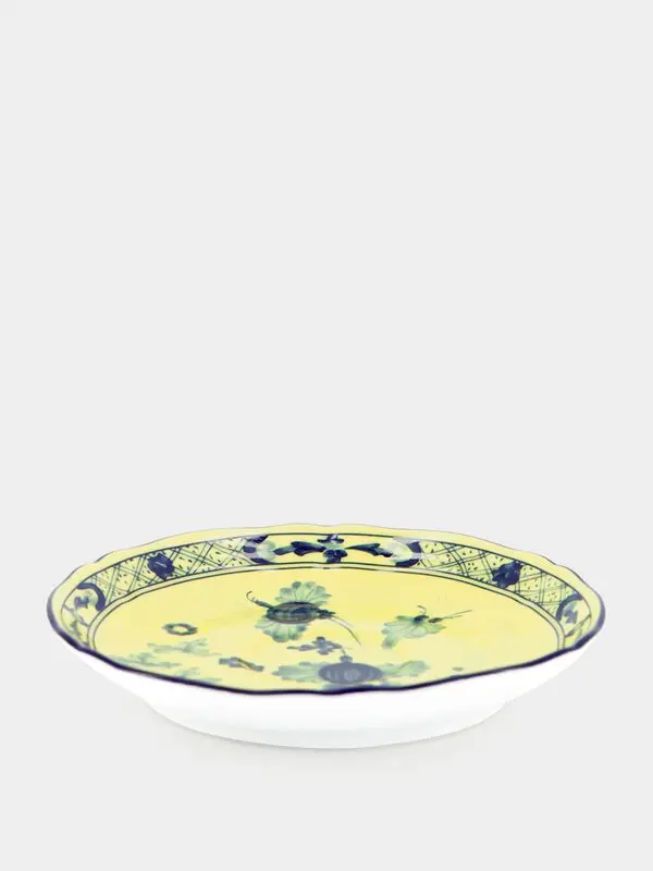 GINORI 1735 Oriente Italiano Coffee Saucer - Yellow