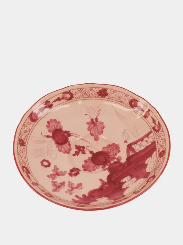 GINORI 1735 Oriente Italiano Vermiglio Coffee Saucer - Red