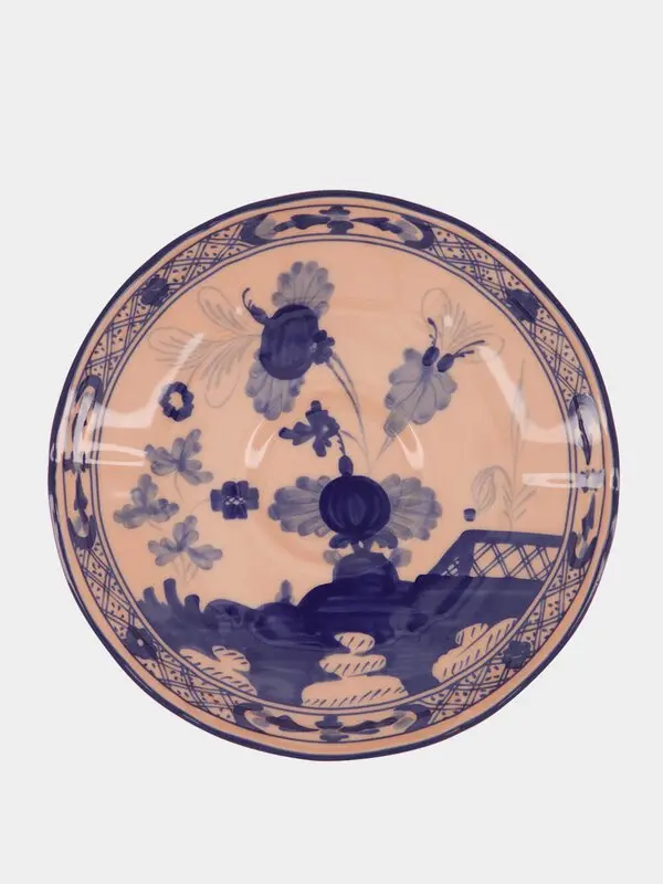 GINORI 1735 Oriente Italiano Coffee Saucer - Orange