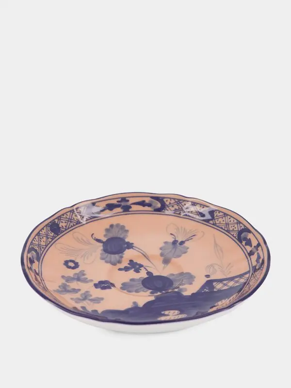 GINORI 1735 Oriente Italiano Coffee Saucer - Orange