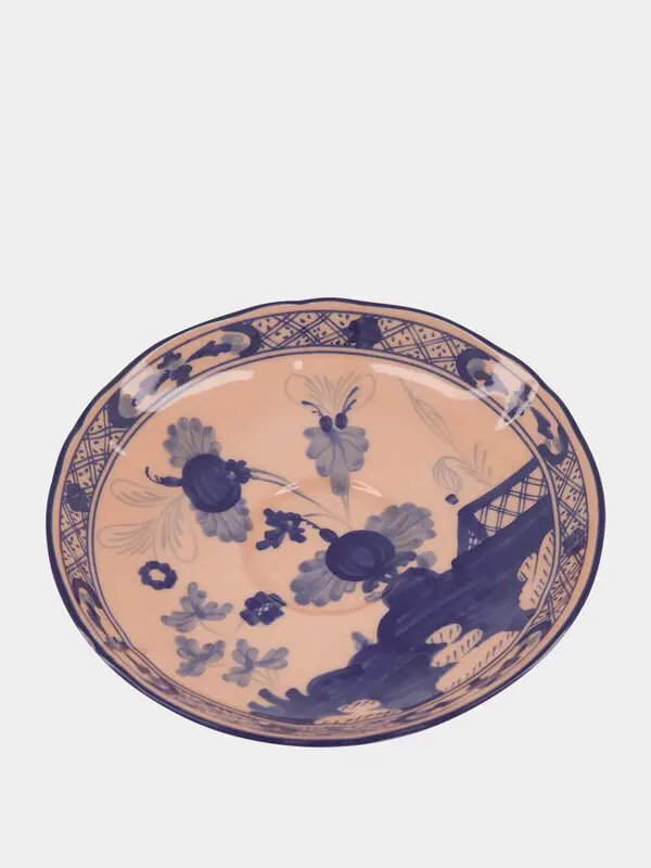 GINORI 1735 Oriente Italiano Coffee Saucer - Orange