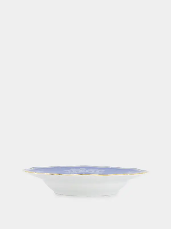 GINORI 1735 Oriente Italiano Pervinca Soup/pasta Plate - Blue