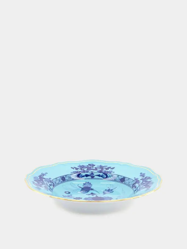 GINORI 1735 Oriente Italiano Iris Soup/pasta Plate