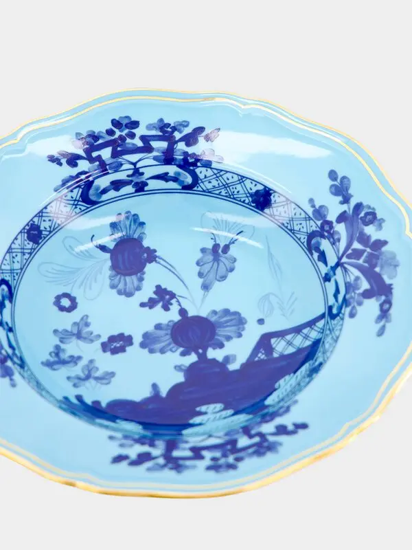 GINORI 1735 Oriente Italiano Iris Soup/pasta Plate