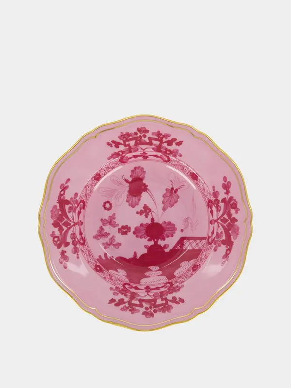 GINORI 1735 Oriente Italiano Soup/pasta Plate - Pink