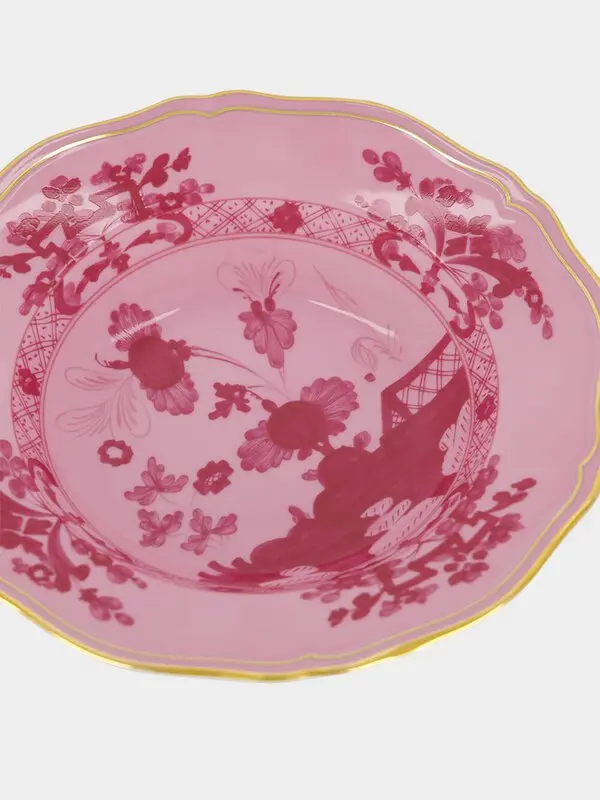 GINORI 1735 Oriente Italiano Soup/pasta Plate - Pink