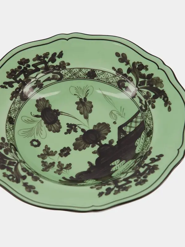 GINORI 1735 Soup/pasta Plate - Green
