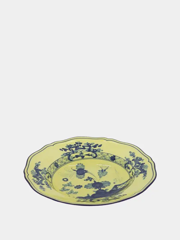 GINORI 1735 Oriente Italiano Soup/pasta Plate - Yellow