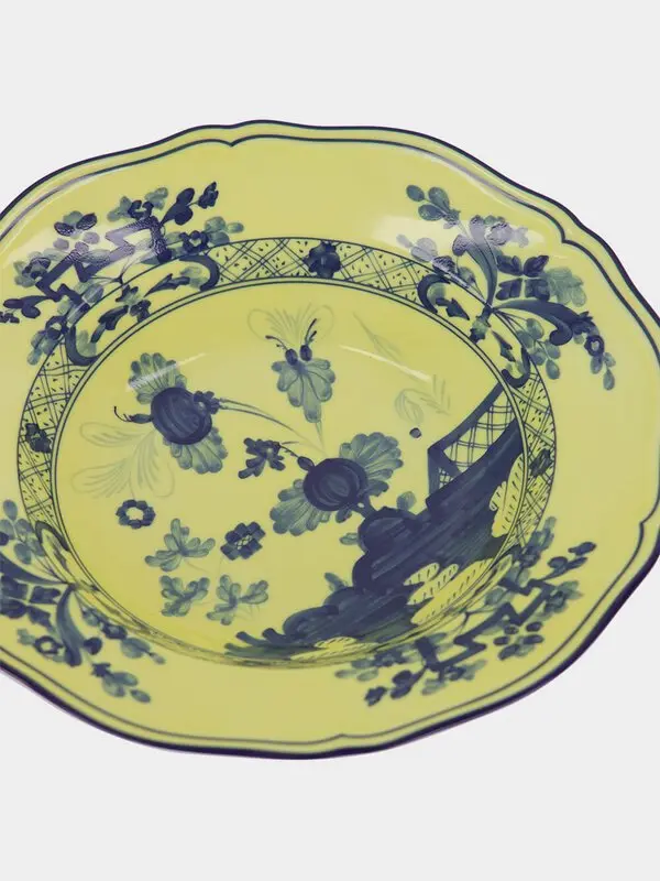 GINORI 1735 Oriente Italiano Soup/pasta Plate - Yellow