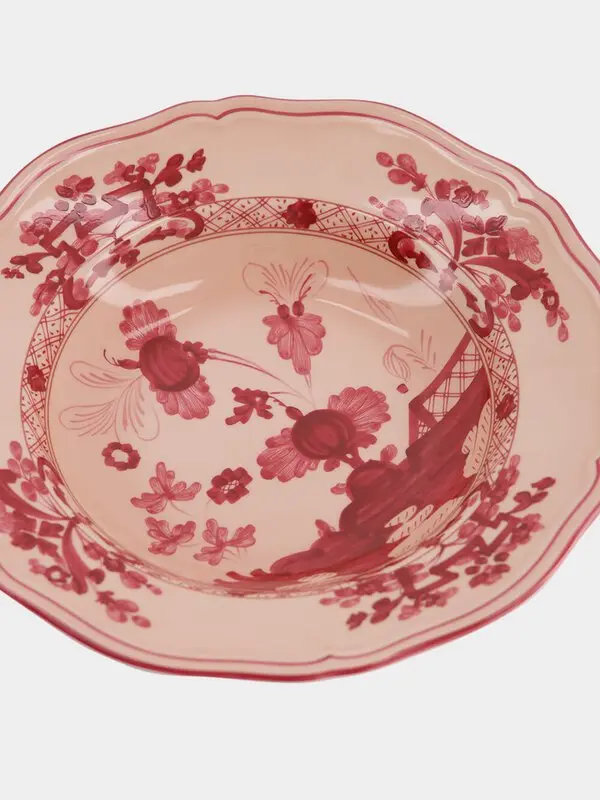 GINORI 1735 Oriente Italiano Soup/pasta Plate - Red