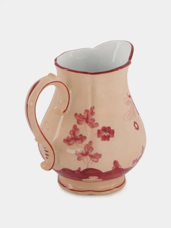 GINORI 1735 Oriente Italiano Vermiglio Milk Jug - Red