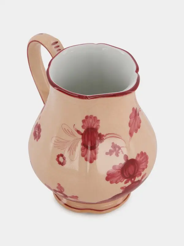 GINORI 1735 Oriente Italiano Vermiglio Milk Jug - Red