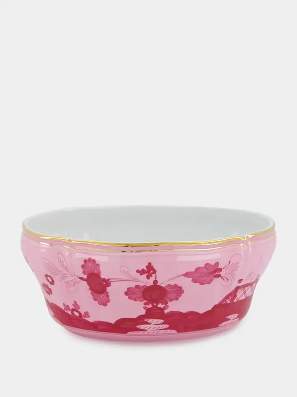 GINORI 1735 Oval Salad Bowl - Pink