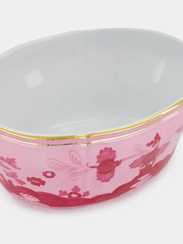 GINORI 1735 Oval Salad Bowl - Pink