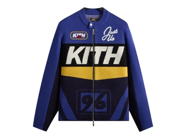Kith Knit Moto Full Zip Jacket - Current