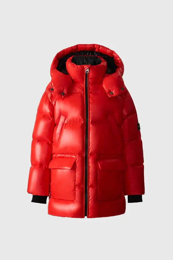 Mackage Kennie-tlus Nano Down Coat - Fiery Red