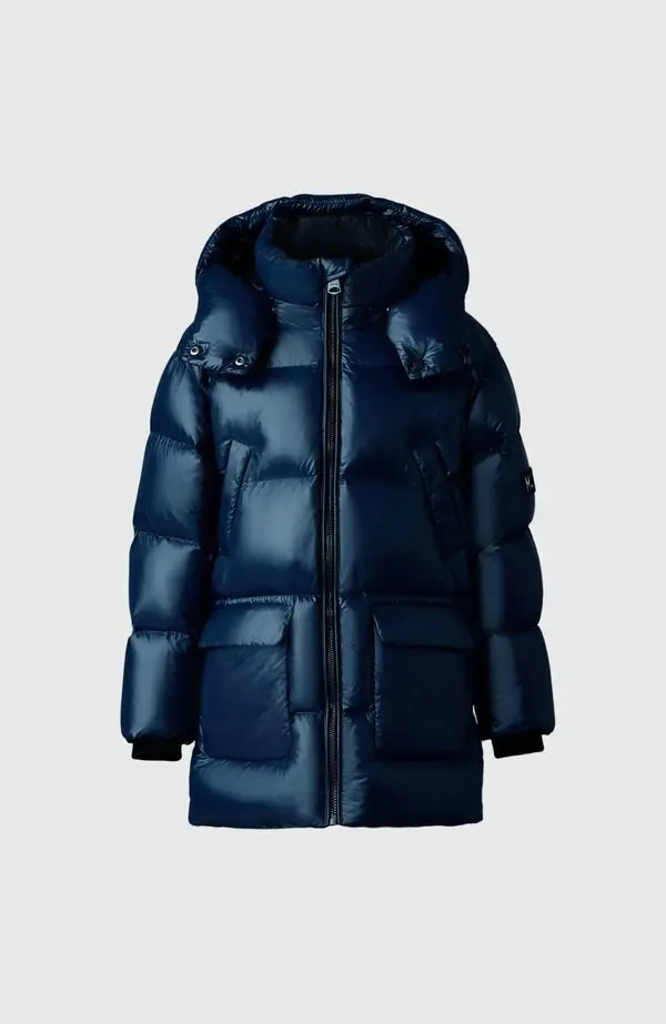 Mackage Kennie-tlus Nano Down Coat - Navy