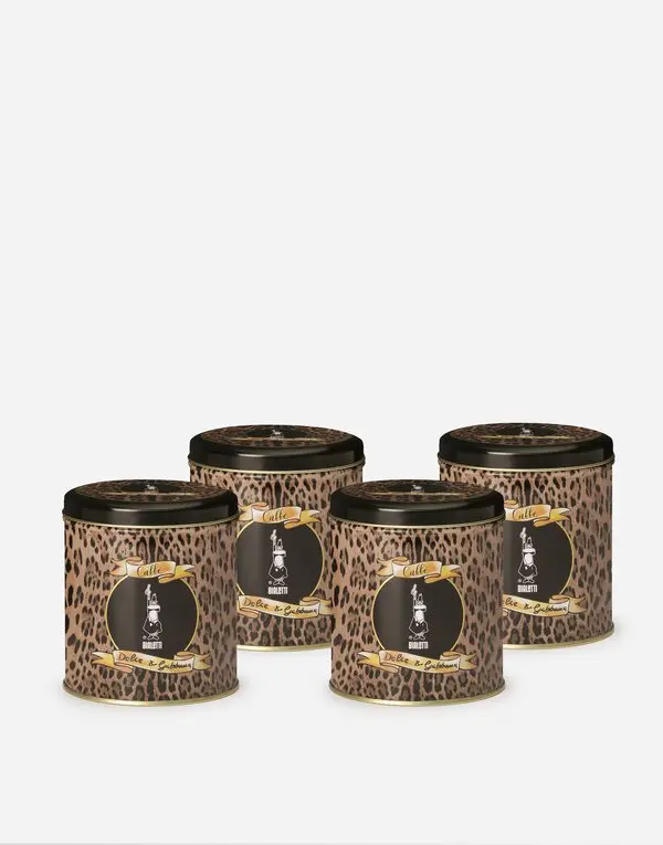 Dolce & Gabbana 4 Coffee Canisters Bialetti - Multicolor