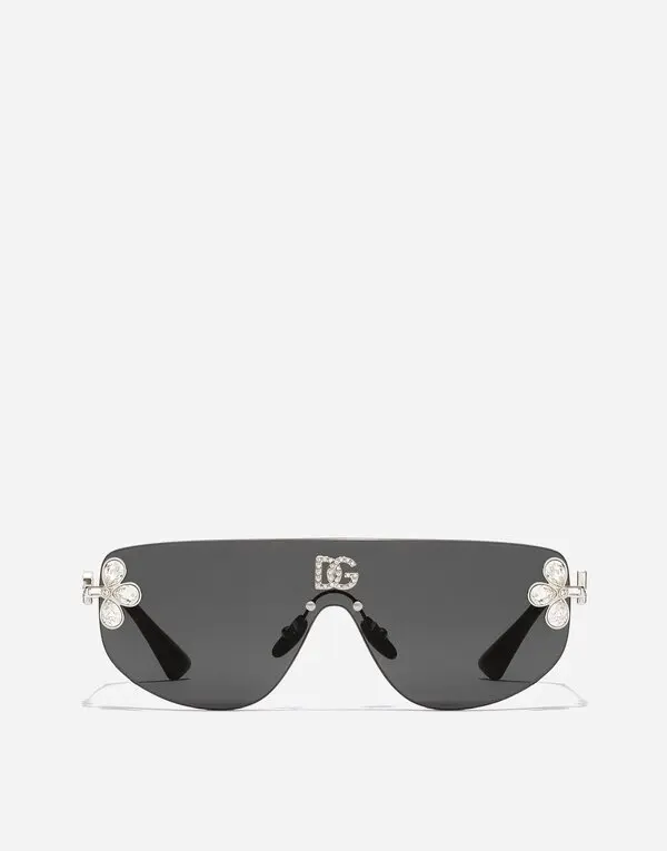 Dolce & Gabbana Dg Crystals Sunglasses - Silver