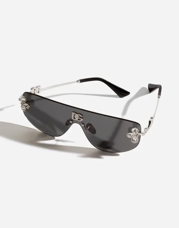 Dolce & Gabbana Dg Crystals Sunglasses - Silver