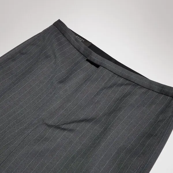 Gucci Pinstripe Wool Trousers