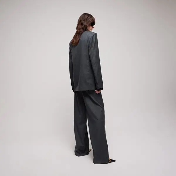 Gucci Pinstripe Wool Trousers