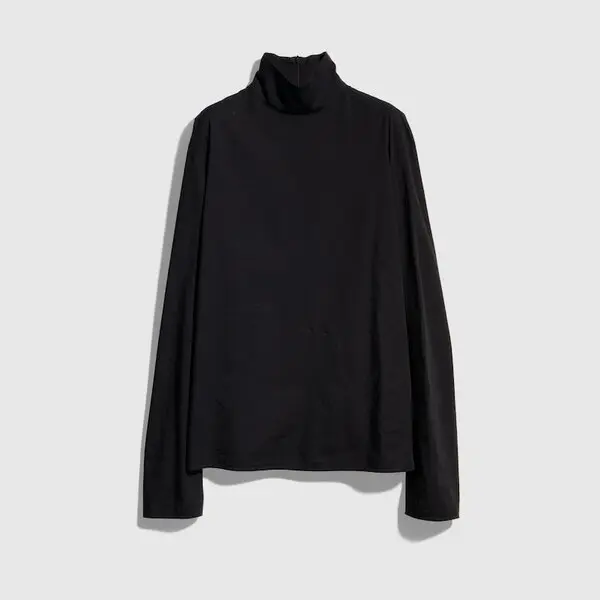 Gucci Cotton Poplin Turtleneck Long Sleeve T-shirt
