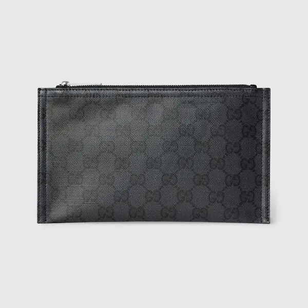 Gucci Gg Supreme Small Pouch - Black