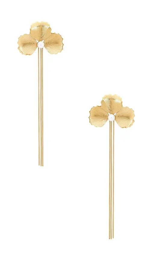AMBER SCEATS Canmore Dangle Earrings - Gold