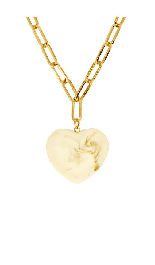 AMBER SCEATS Nissi Heart Pendant Necklace