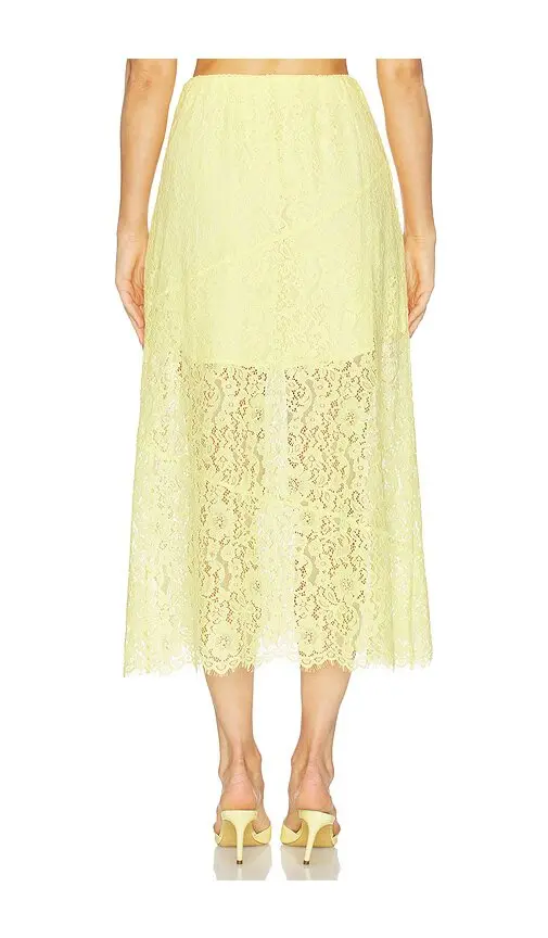 Cami Nyc Effie Lace Midi Skirt