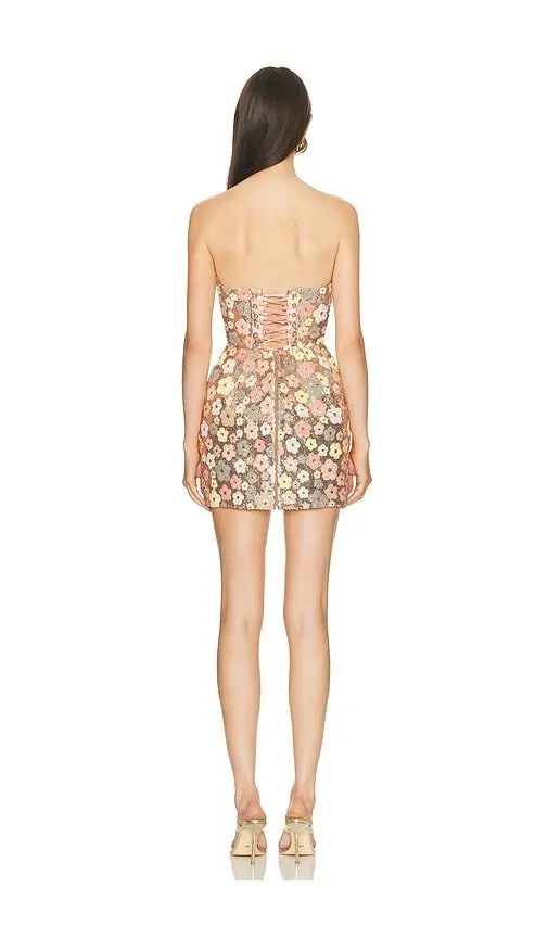 BRONX BANCO Jasmine Maraya Strapless Mini Dress