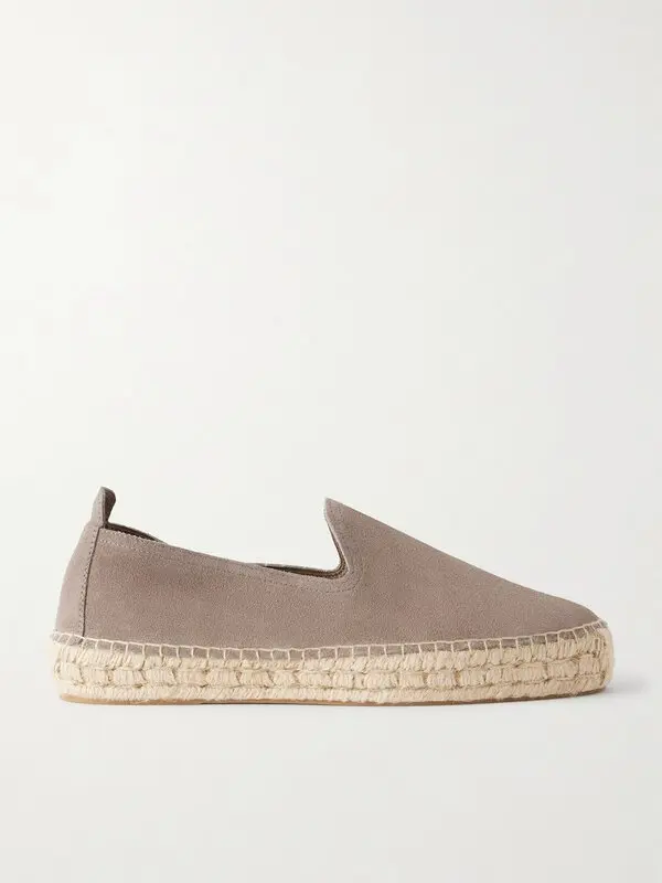 MORJAS Suede Espadrilles - Brown
