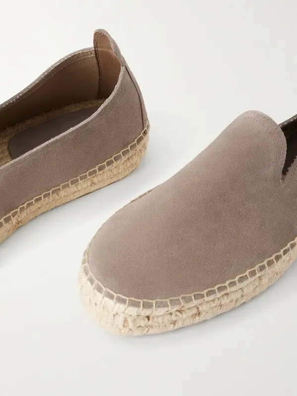 MORJAS Suede Espadrilles - Brown