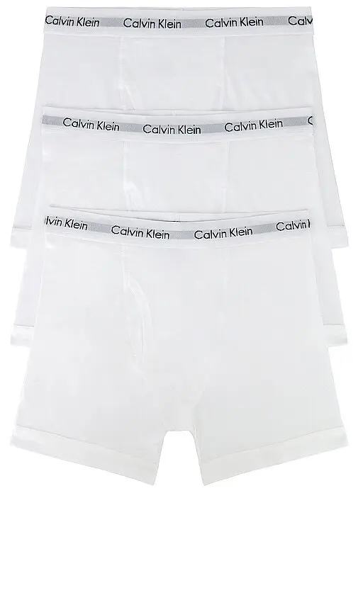 Calvin Klein Boxer Brief 3 Piece Set - White