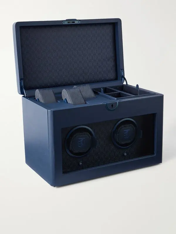 Wolf Two Piece Watch Winder - Blue