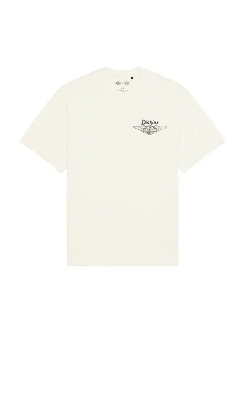 Dickies X Harley Davidson Short Sleeve Tee In Cream - Bone