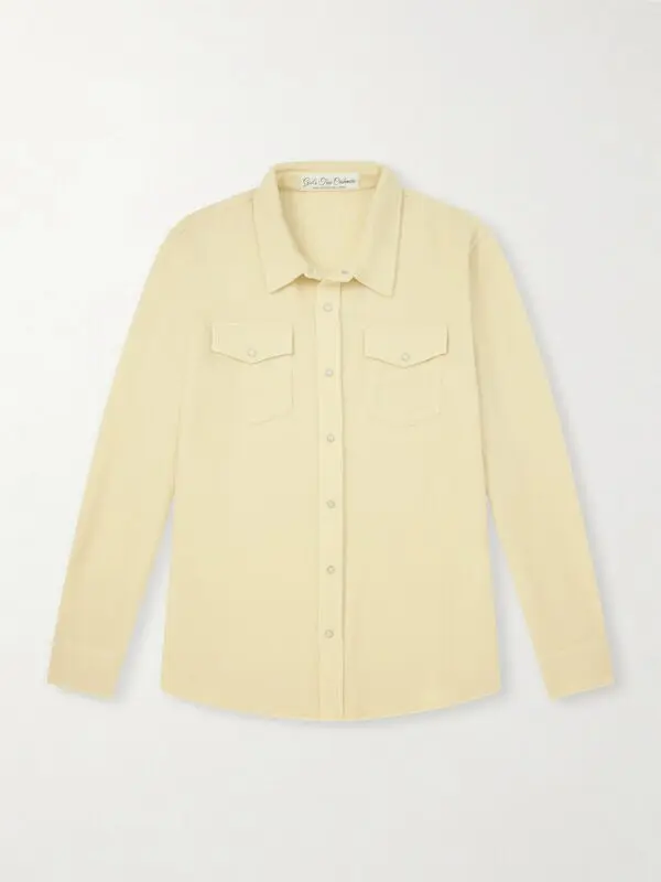 GOD'S TRUE CASHMERE Daffodil Cashmere Shirt
