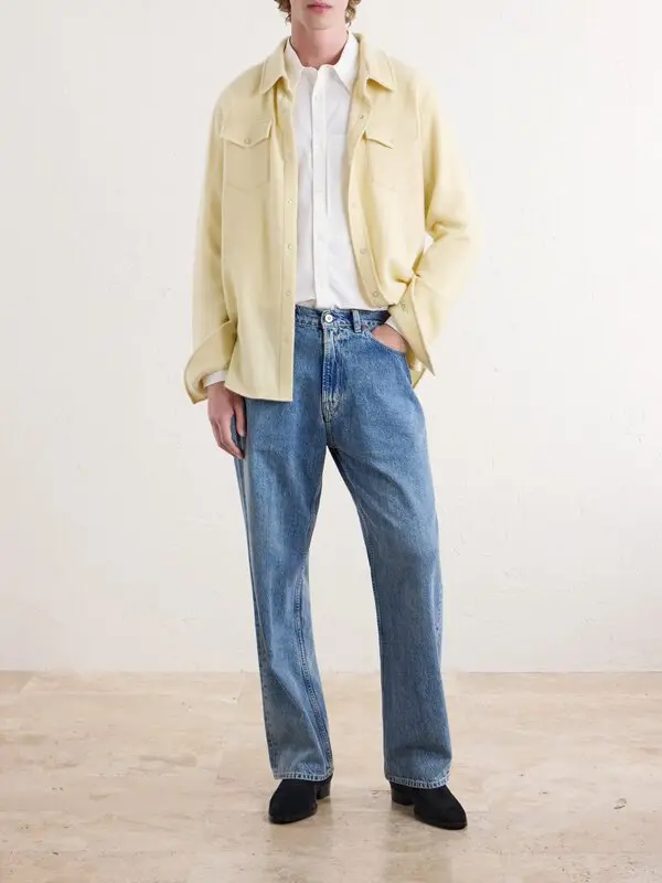 GOD'S TRUE CASHMERE Daffodil Cashmere Shirt