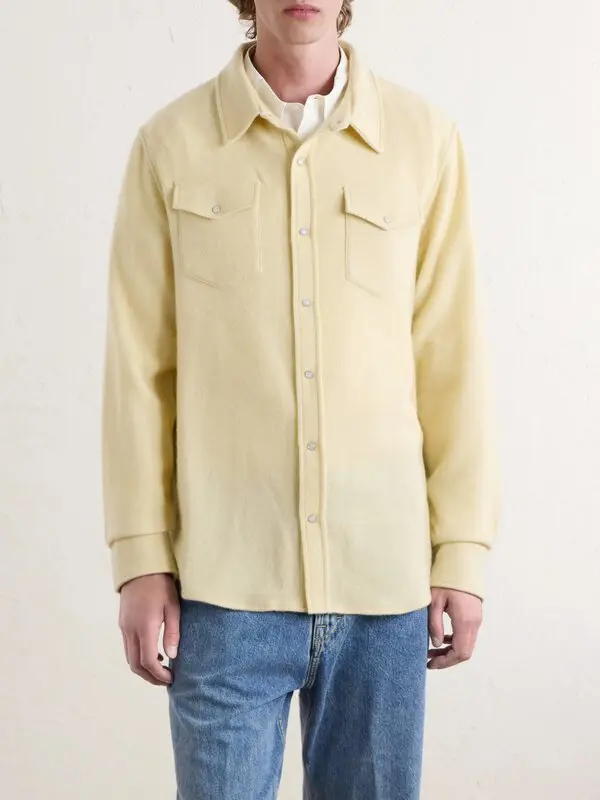 GOD'S TRUE CASHMERE Daffodil Cashmere Shirt